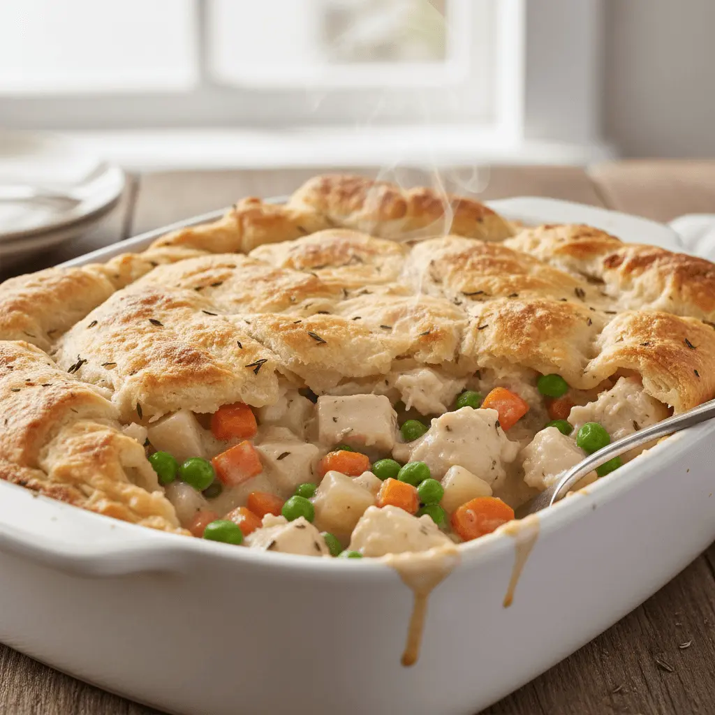Easy Chicken Pot Pie Casserole